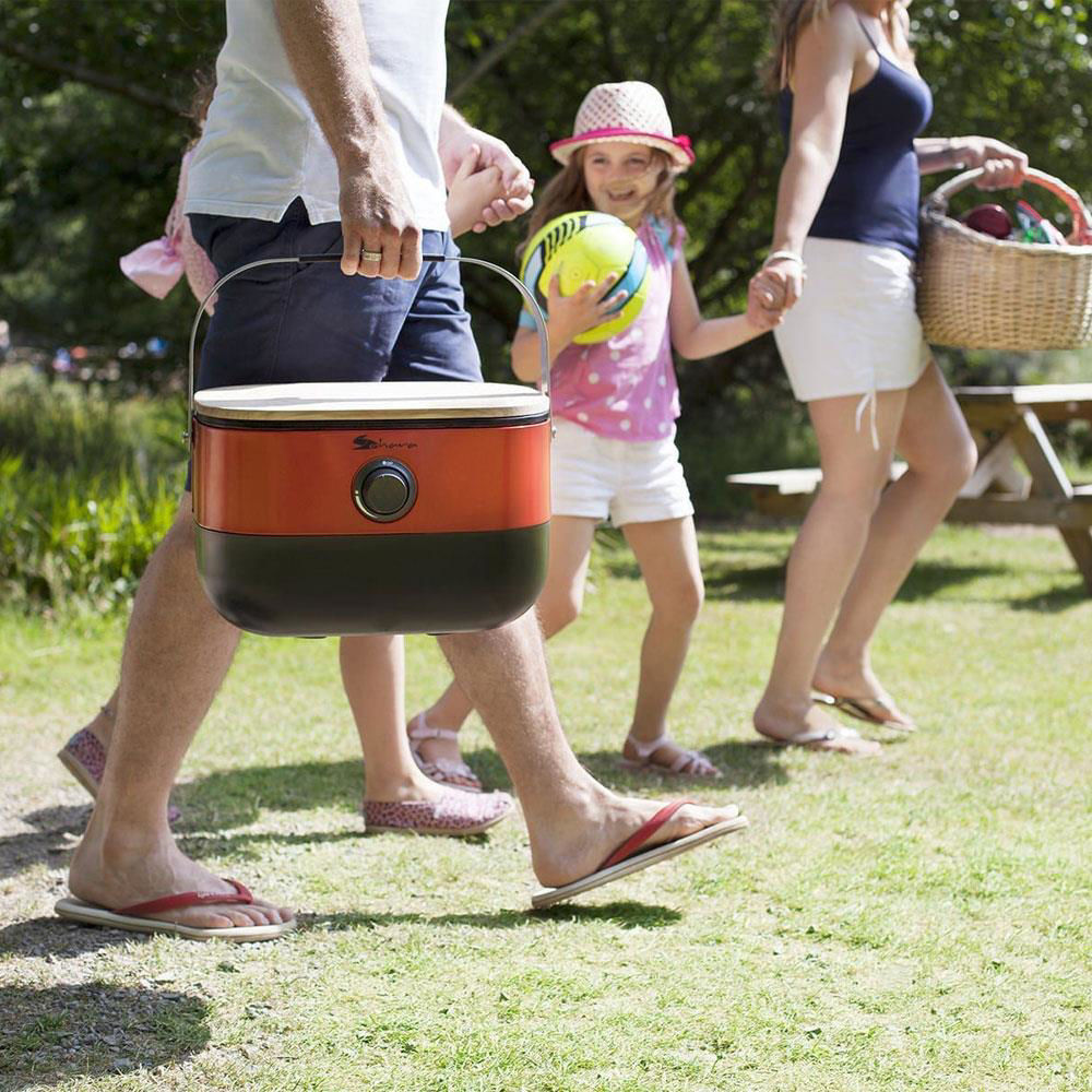 Mullingar Hardware. Sahara Mini Portable Gas Bbq Red